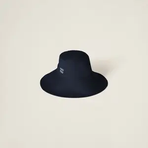 Miu Miu Miu Miu Denim Bucket Hat Blue/red