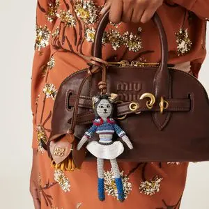 Miu Miu Technical Yarn Trick - Navy
