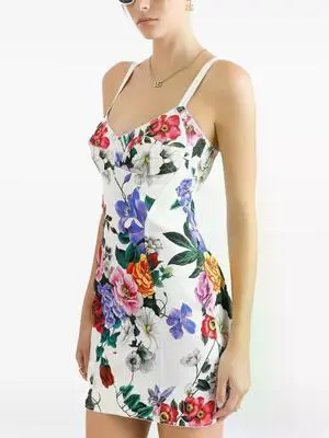 Dolce & Gabbana Floral-print Mini Dress