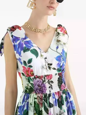 Dolce & Gabbana Floral-print Mini Dress