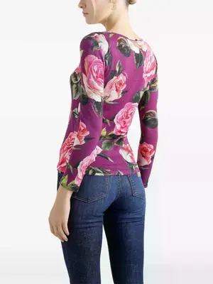Dolce & Gabbana Floral-print Top
