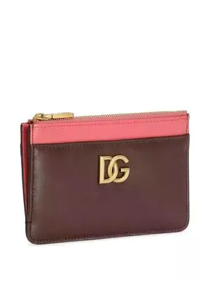 Dolce & Gabbana Dg-plaque Cardholder - Red