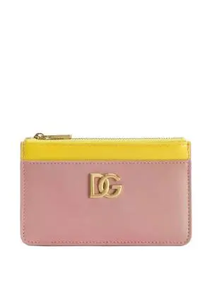 Dolce & Gabbana Dg-plaque Cardholder - Pink