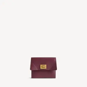 Balenciaga Rodeo Card Holder With Flap - Red