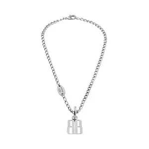 Balenciaga Nano Thin Necklace - Silver