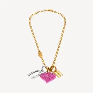 Balenciaga Carousel Horseshoe Collector Necklace - Multicoloured