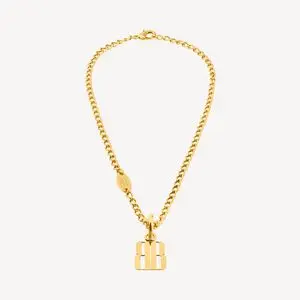 Balenciaga Nano Thin Necklace - Gold