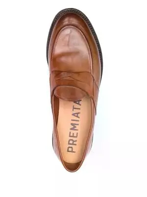 Premiata Leather Loafers - Brown