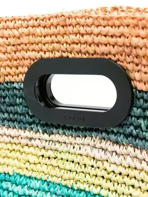 Sacai Medium Shopper Tote Bag - Green
