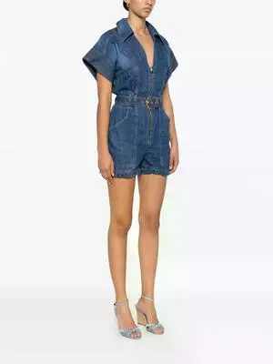 Elisabetta Franchi Denim Romper