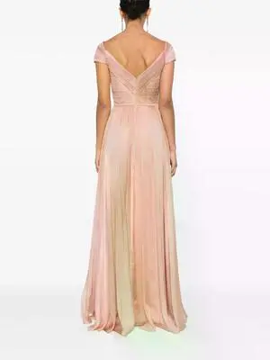 Elie Saab Pleated Gown