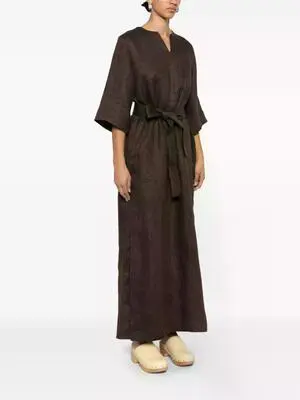 P.a.r.o.s.h Linen Maxi Dress