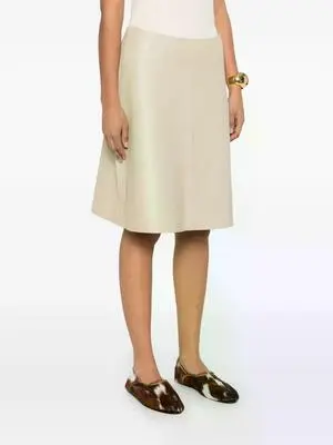 TOTEME Leather Mini Skirt