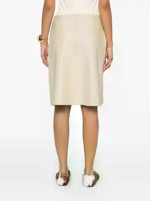 TOTEME Leather Mini Skirt