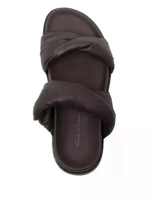 Rick Owens Round Toe Sandals - Brown