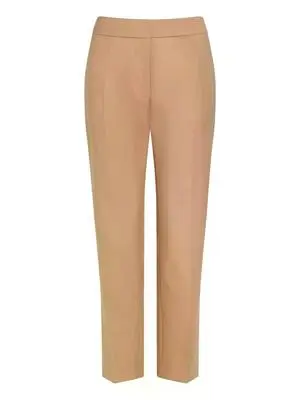 PATOU Organic Cotton Cropped Trousers - Neutrals