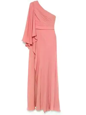 Elie Saab One-shoulder Gown - Pink