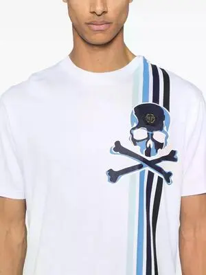 Philipp Plein Skull And Bones T-shirt - White