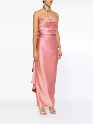 Elie Saab Floral-appliqué Gown