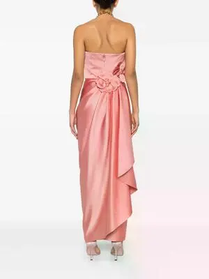 Elie Saab Floral-appliqué Gown