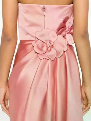 Elie Saab Floral-appliqué Gown