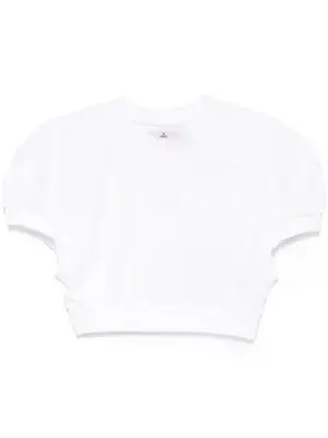 VIVIENNE WESTWOOD Cropped Football T-shirt - White