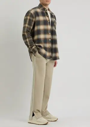 REPRESENT Striped Stretch-jersey Track Pants