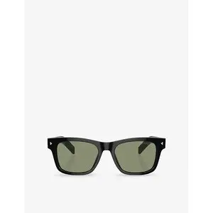 Prada Pr A17s Square-frame Sunglasses - Black