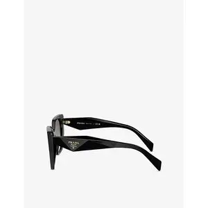 Prada Pr 19zs Square-frame Sunglasses - Black