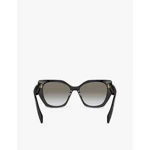 Prada Pr 19zs Square-frame Sunglasses - Black