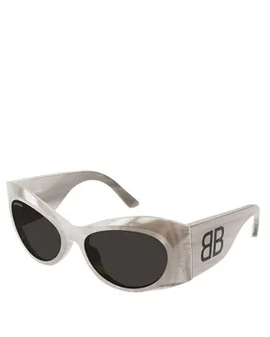 Balenciaga Butterfly Sunglasses, 59mm - Gray