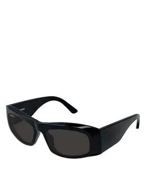 Balenciaga Square Sunglasses - Black