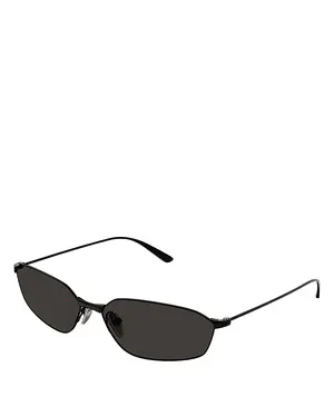 Balenciaga Invisible 2.0 Geometrical Sunglasses - Black