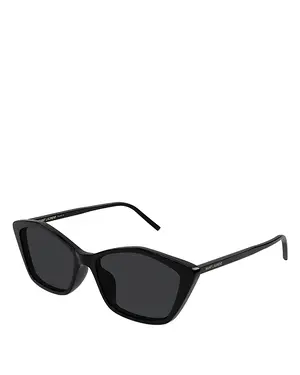 Saint Laurent 57mm Cat Eye Sunglasses - Black