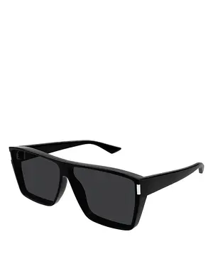 Saint Laurent Square Sunglasses, 64mm - Black