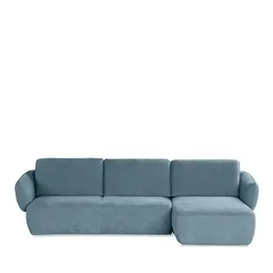GIUSEPPE NICOLETTI Luna 2-piece Sectional - Capriccio - Celeste