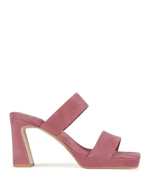 Jeffrey Campbell Platform Heeled Sandals - Dusty Rose