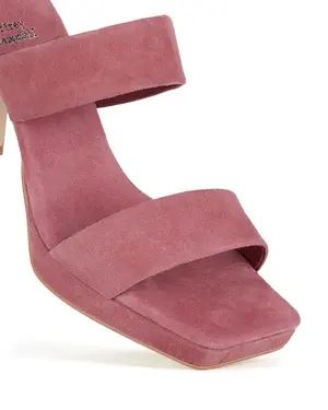 Jeffrey Campbell Platform Heeled Sandals - Dusty Rose