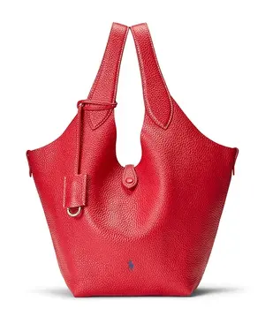 Polo Ralph Lauren Polo Play Leather Tote - Red