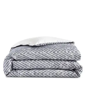 HUDSON PARK COLLECTION Distressed Chevron Duvet Cover, King Exclusive