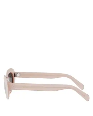 Celine 3 Dots Rectangular Sunglasses - Pink/smoke