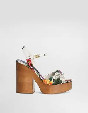 Dolce & Gabbana Floral Sandals For Women