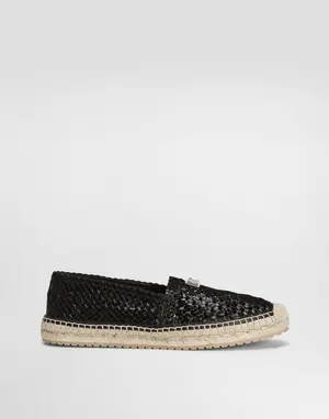 Dolce & Gabbana Calfskin Espadrilles - Black