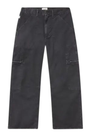 Citizens Of Humanity Marcelle Low Slung Easy Cargo Black