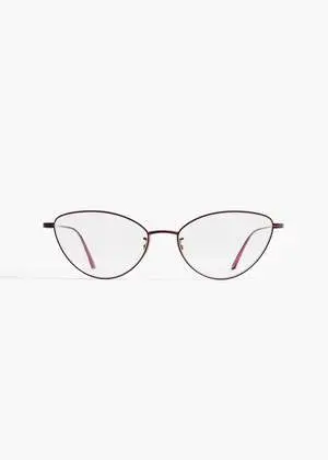 Khaite X Oliver Peoples 1998rx Eyeglasses - Brushed Burgundy