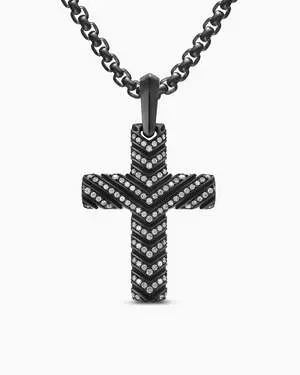 David Yurman Chevron Cross Pendant - Diamond