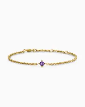 David Yurman Micro Chatelaine® Chain Bracelet - Amethyst