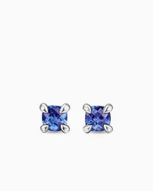 David Yurman Micro Chatelaine® Stud Earrings With - Tanzanite