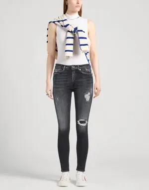 DONDUP Skinny Jeans In Organic Cotton And Recycled Elastane - Black