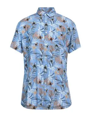 DANIELE ALESSANDRINI Shirt Size Viscose - Blue